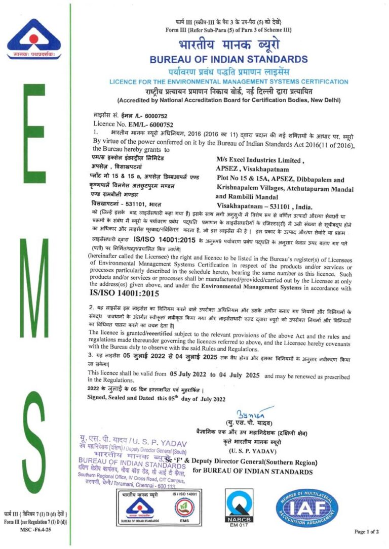 About Us - Excel Industries